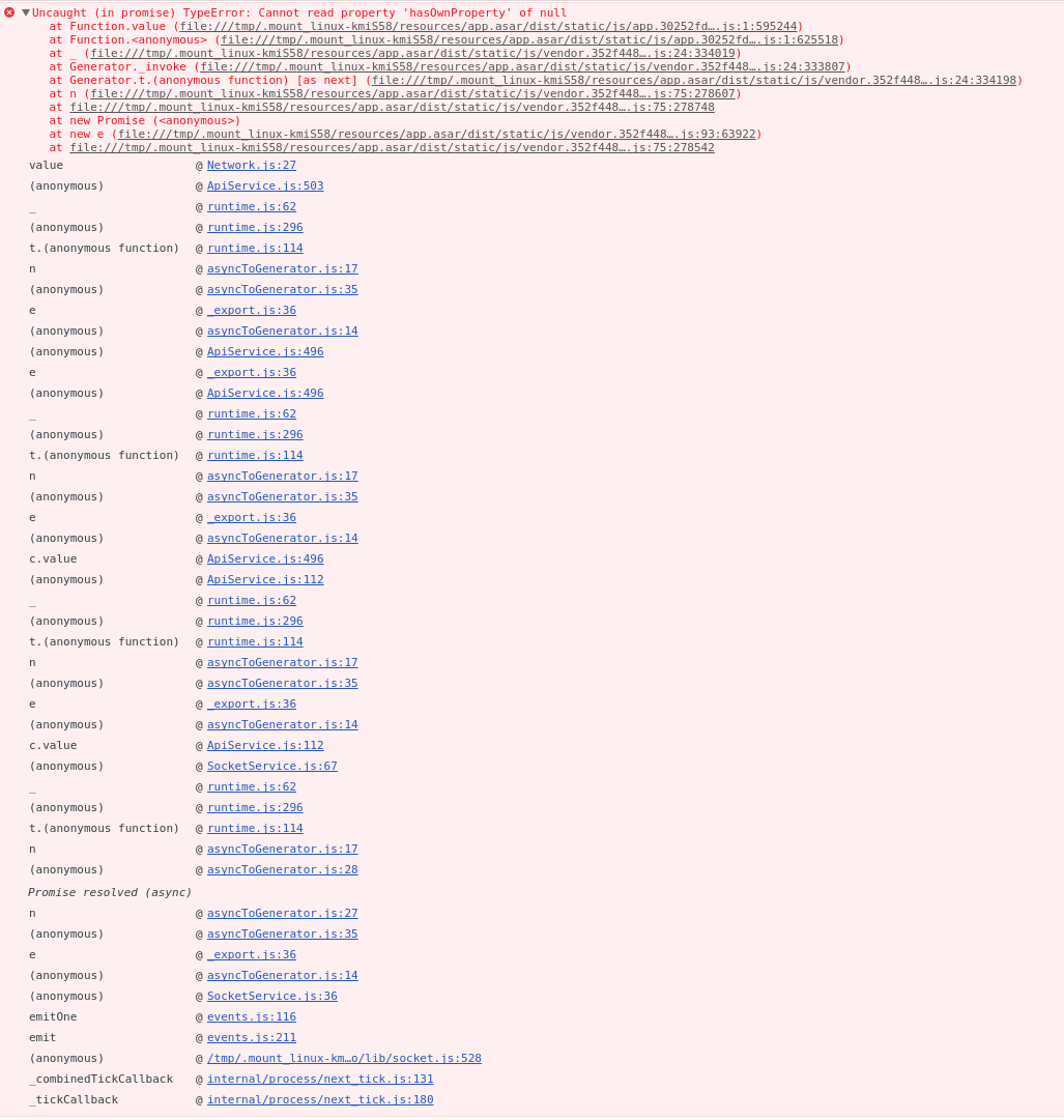 Occasional error logging into dapp - captured debug output in Scatter Desktop · Issue #321 ...