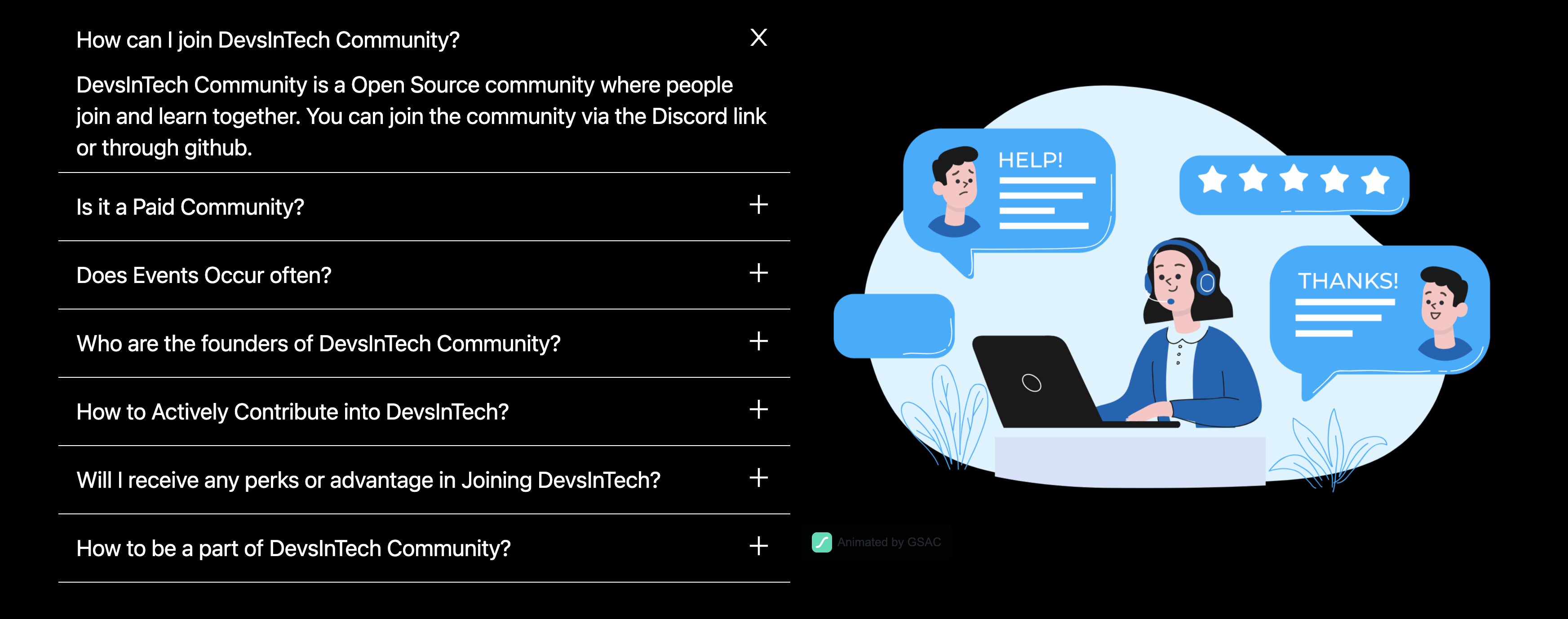 [BUG] Fixing the accordion · Issue #77 · devs-in-tech/DevsInTech · GitHub