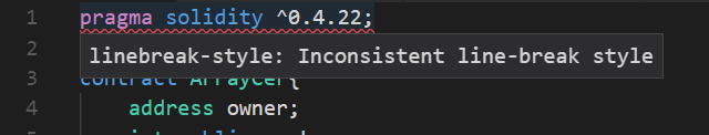 Linebreak-style: Inconsistent line-break style. · Issue #86 ...