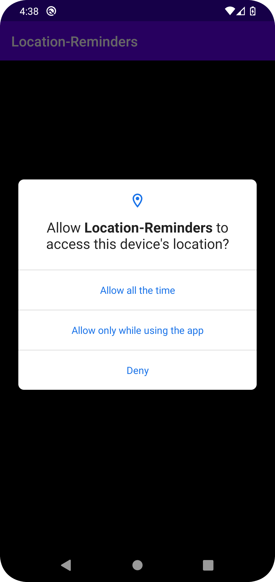 GitHub - Noor-Serry/Location-Reminders