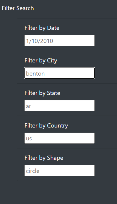 GitHub - finarra/UFOs