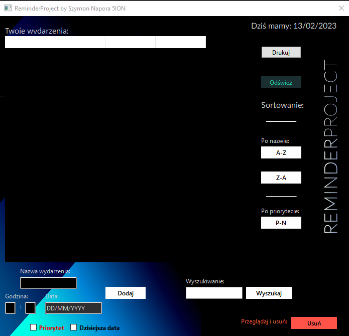 GitHub - Azure7896/ReminderProject