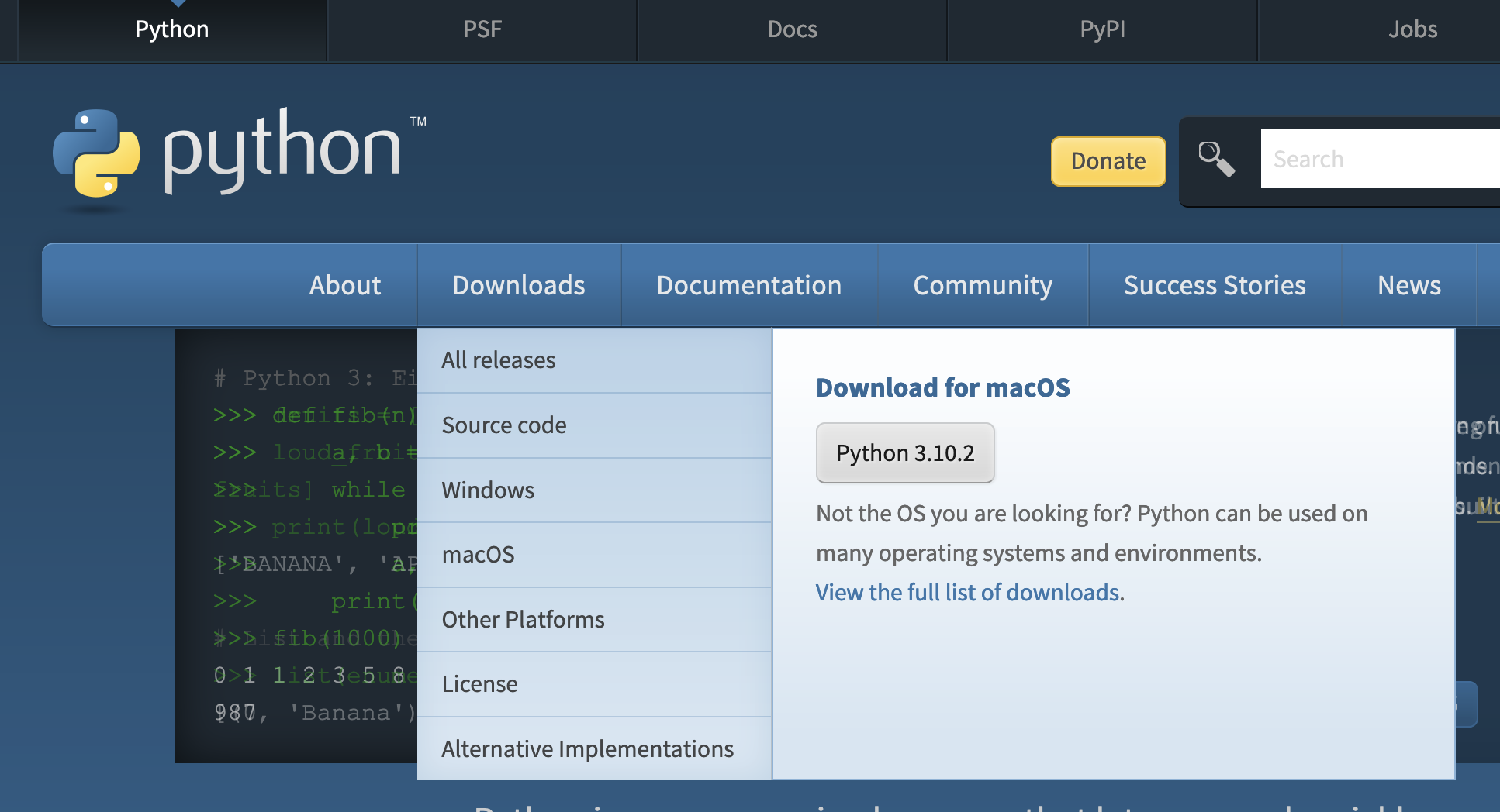 Installing Python On MacOS With The Official Python Installer Simon 