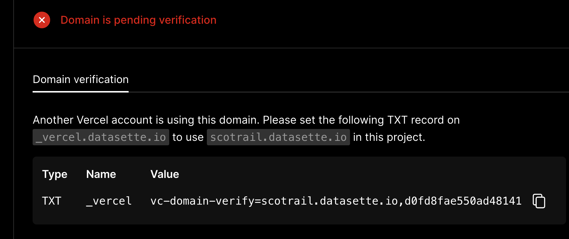 Build Database And Deploy To Vercel · Issue 2 · Simonwscotrail Datasette · Github