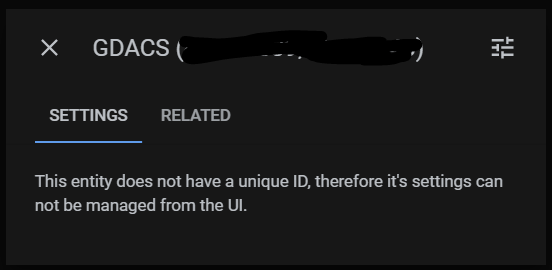 GDACS - Longitude and Latitude in the sensor name · Issue #32232 · home-assistant/core · GitHub