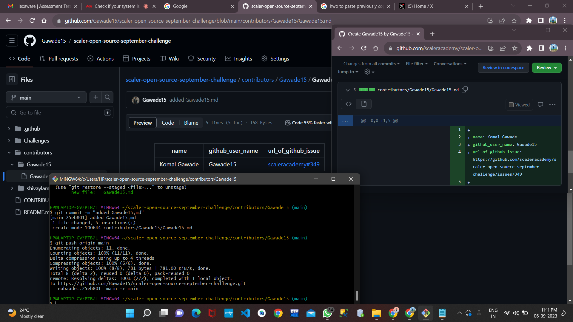 Challenge #1 Komal Gawade · Issue #349 · scaleracademy/scaler-open-source-september-challenge ...