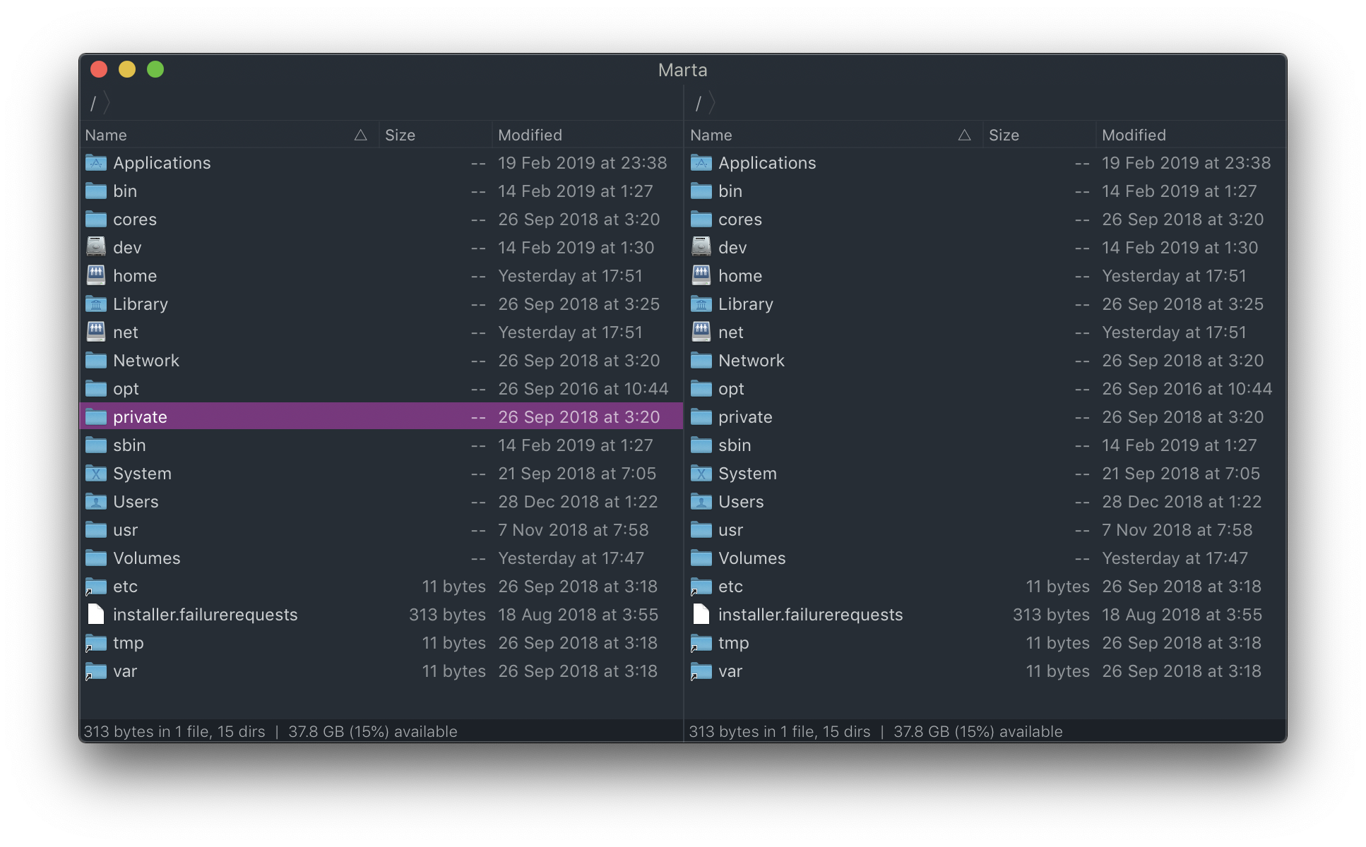 useAlternateColor true breaks everything · Issue #508 · marta-file-manager/marta-issues · GitHub