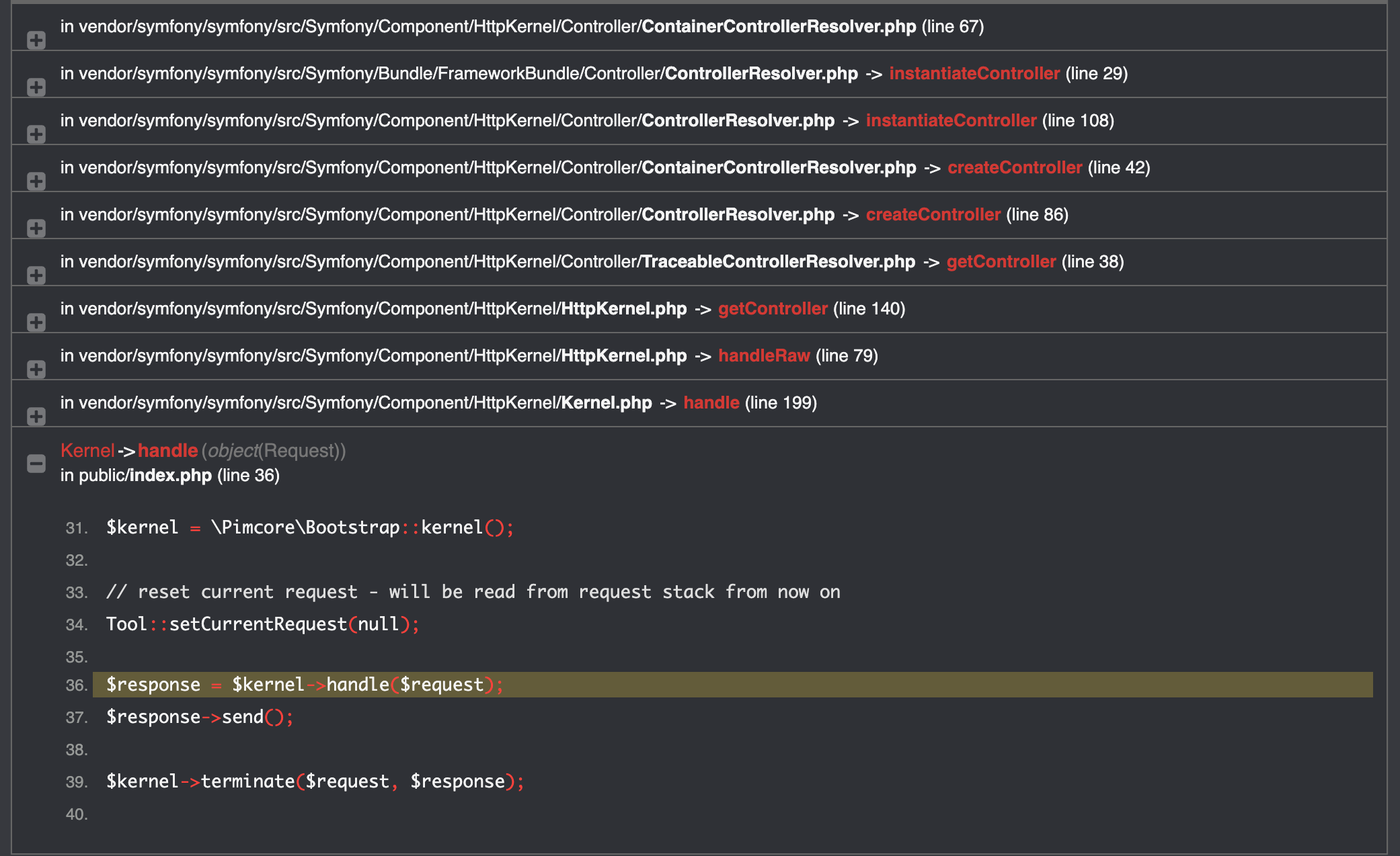 Controller not found - Error 500 · pimcore · Discussion #9497 · GitHub