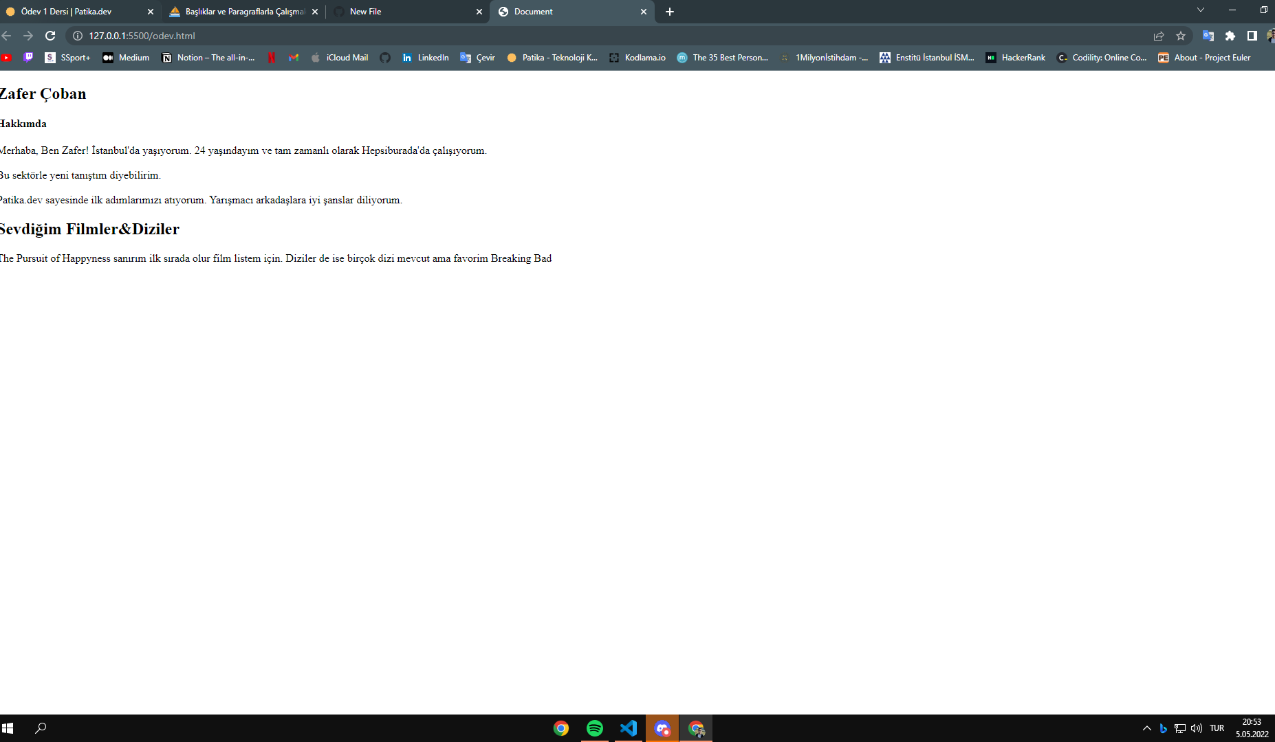 GitHub - zafercobann/Patika