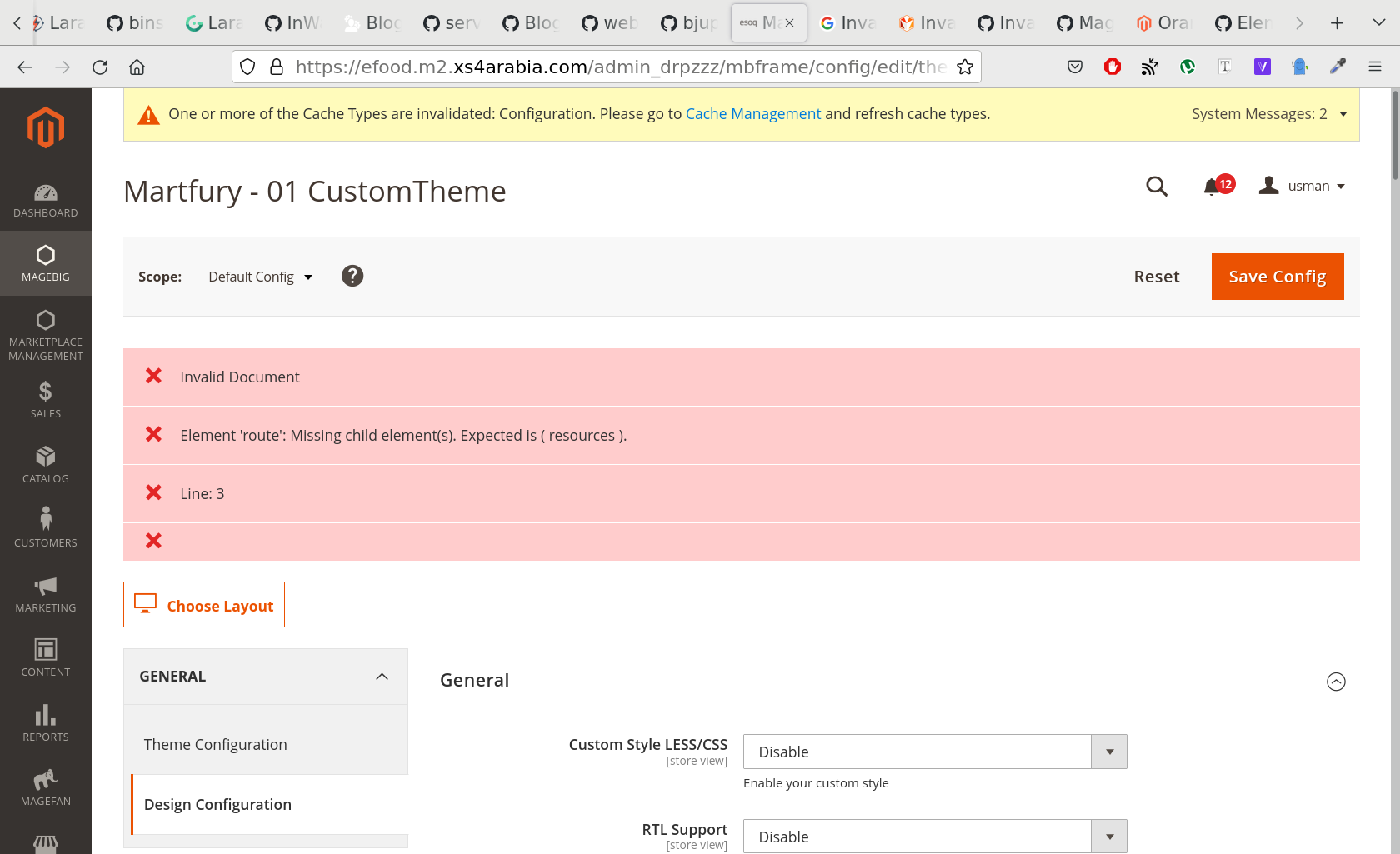 Element 'route': Missing child element(s). Expected is ( resources ). · Issue #34843 · magento ...