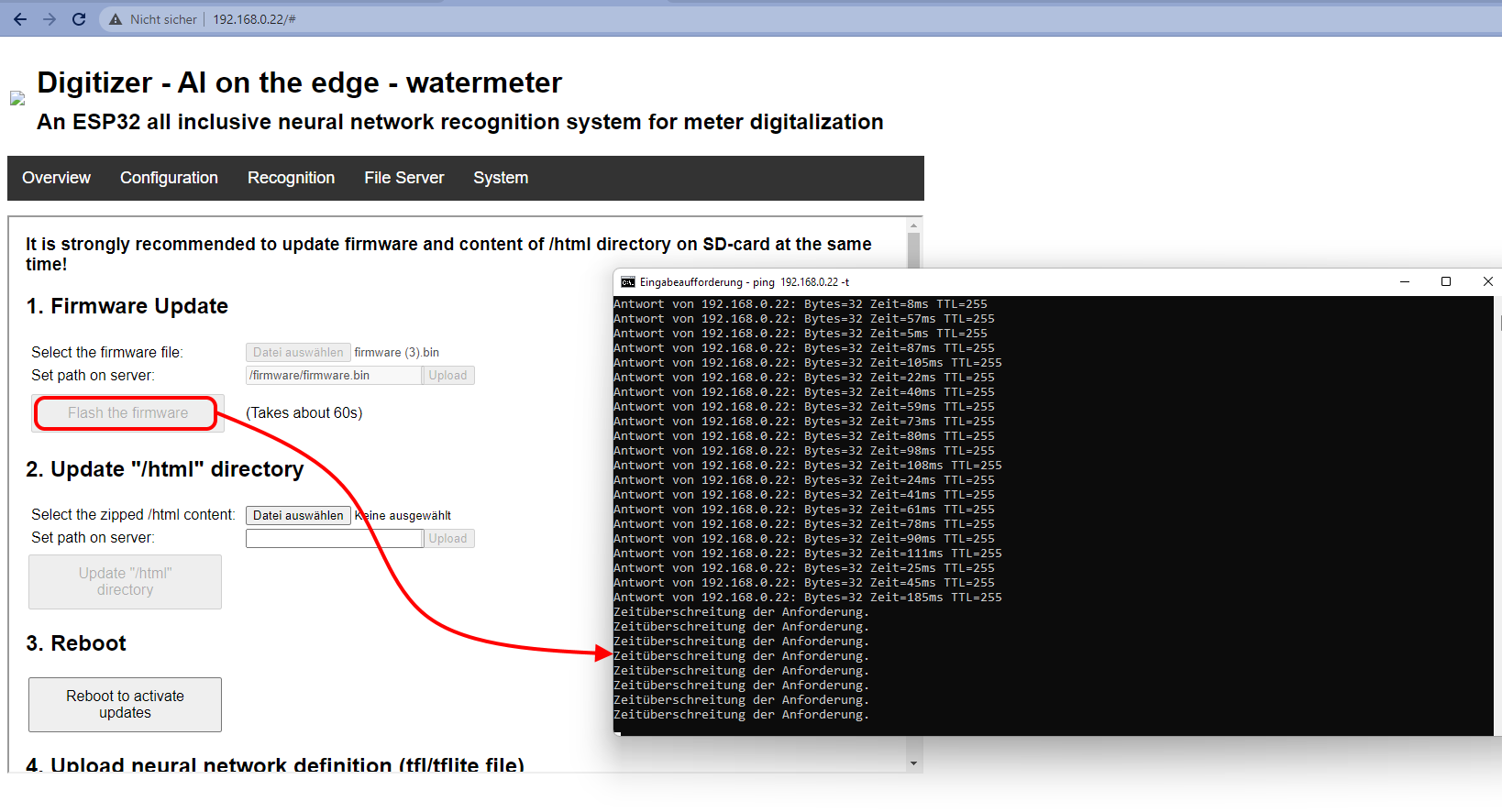 Update - Problem · Issue #956 · jomjol/AI-on-the-edge-device · GitHub