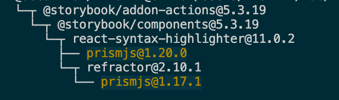 Upgrade react-syntax-highlighter in order to delete security issue about prismjs · Issue #11890 ...