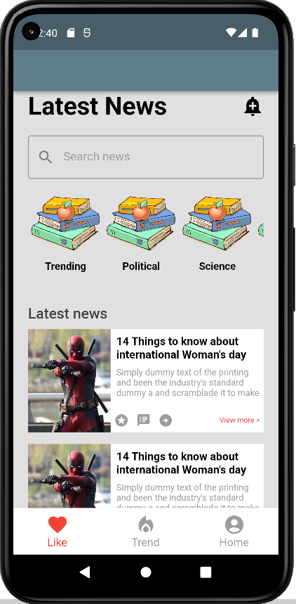GitHub - andactasdemir24/Flutter-News-App: One of the applications I ...