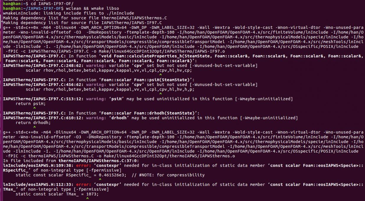 build issue: constexpr needed for in class initilization of static data member · Issue #2 ...