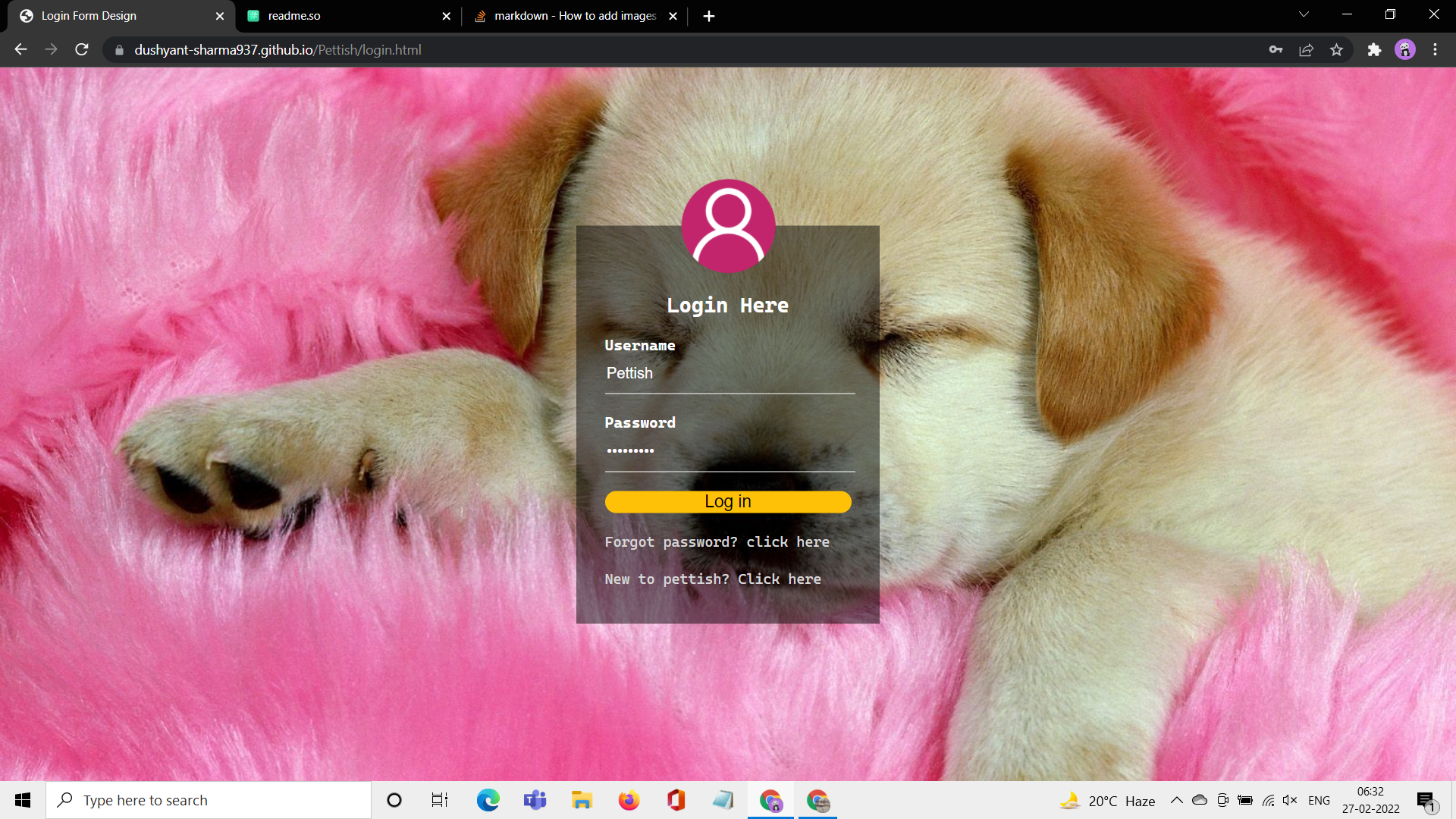 GitHub - dushyant-sharma937/Pettish-Website: This repository includes ...