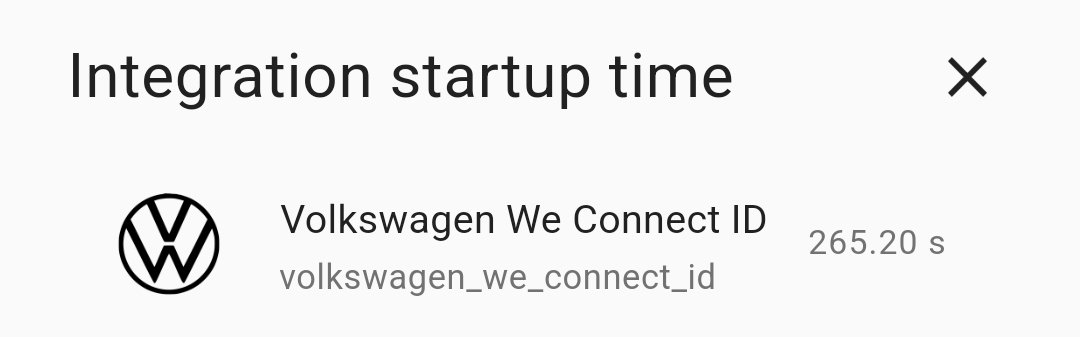 Slower startup after HA upgrade · Issue #85 · mitch-dc/volkswagen_we_connect_id · GitHub
