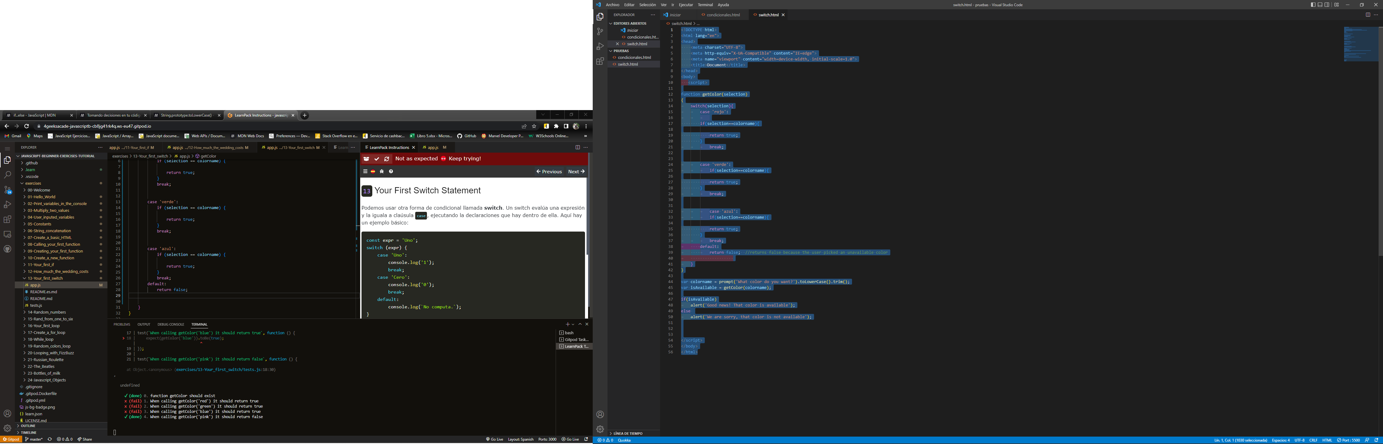 Excercise Bug 13 Yourfirstswitch · Issue 1021 · Learnpacklearnpack · Github 