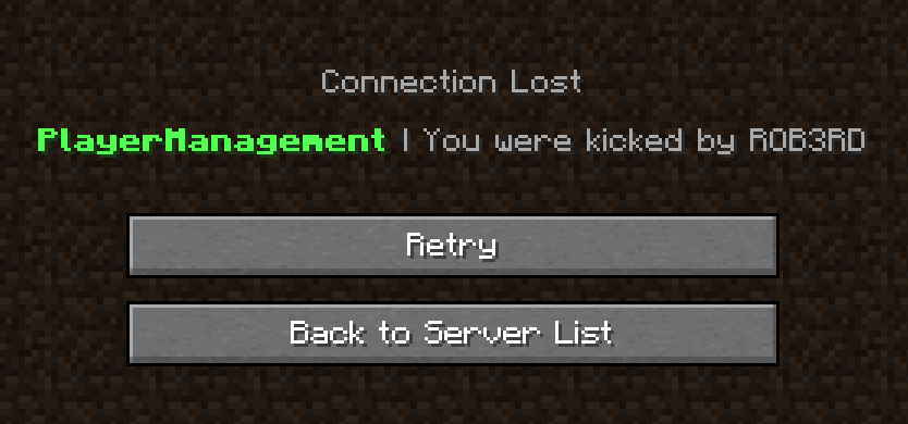 GitHub - r0b3r-1/PlayerManagement: A simple plugin to manage player bans, kicks,