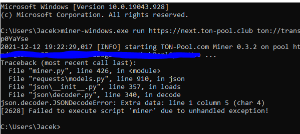 Windows.exe not working · Issue #1 · TON-Pool/miner · GitHub