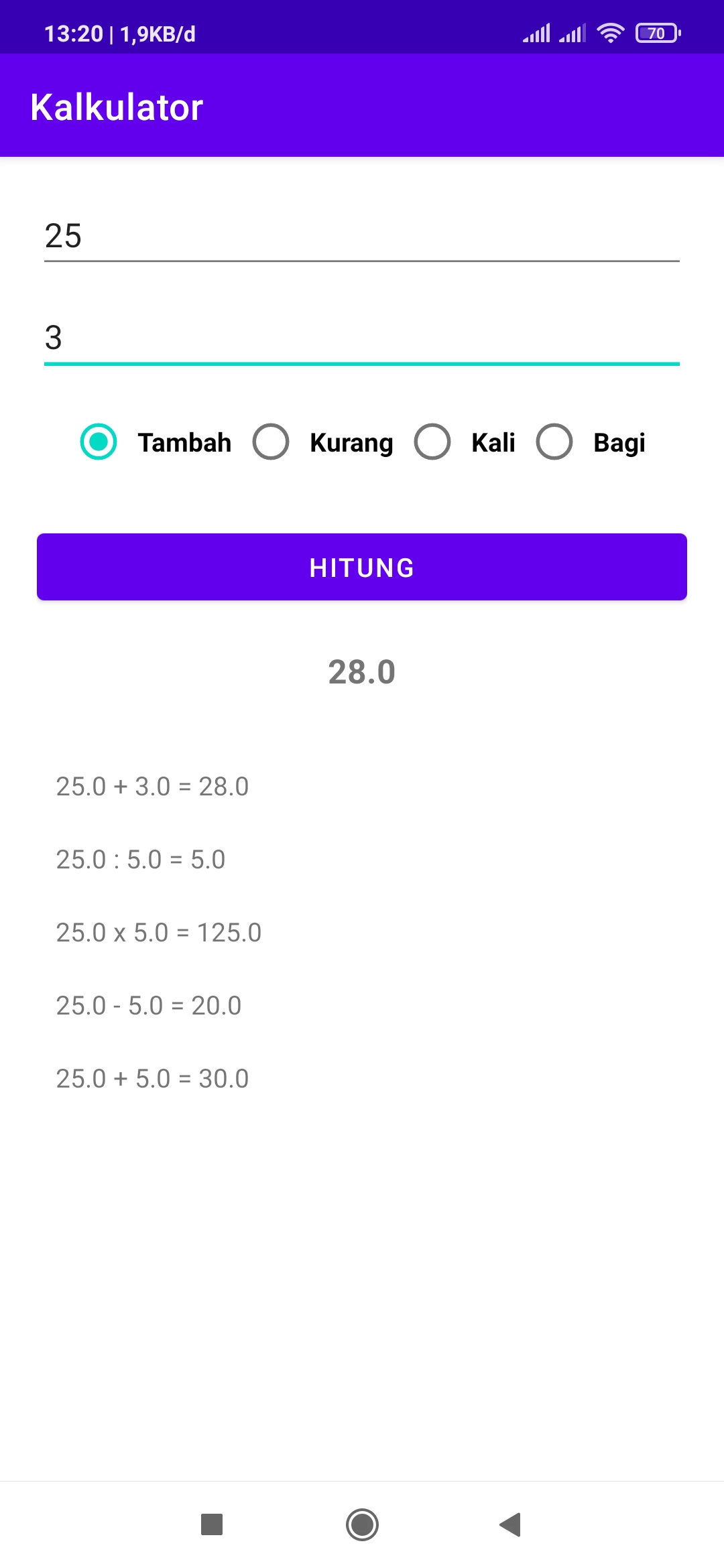 GitHub - SamuelAndrey/PPB-Kalkulator: Tugas PPB setelah UTS - Kalkulator