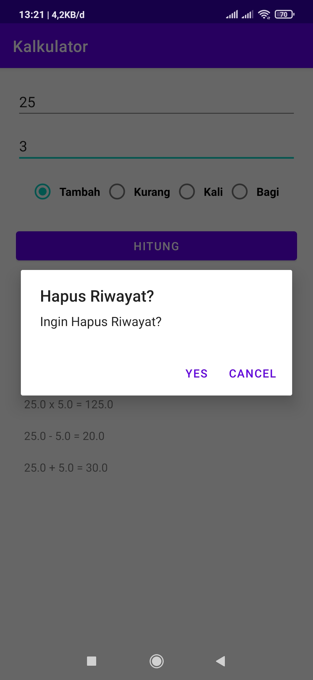 GitHub - SamuelAndrey/PPB-Kalkulator: Tugas PPB setelah UTS - Kalkulator