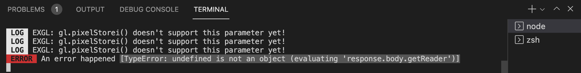 Three Js Expo Three Example Model Loaders Giving Typeerror Undefined Is Not An Object 