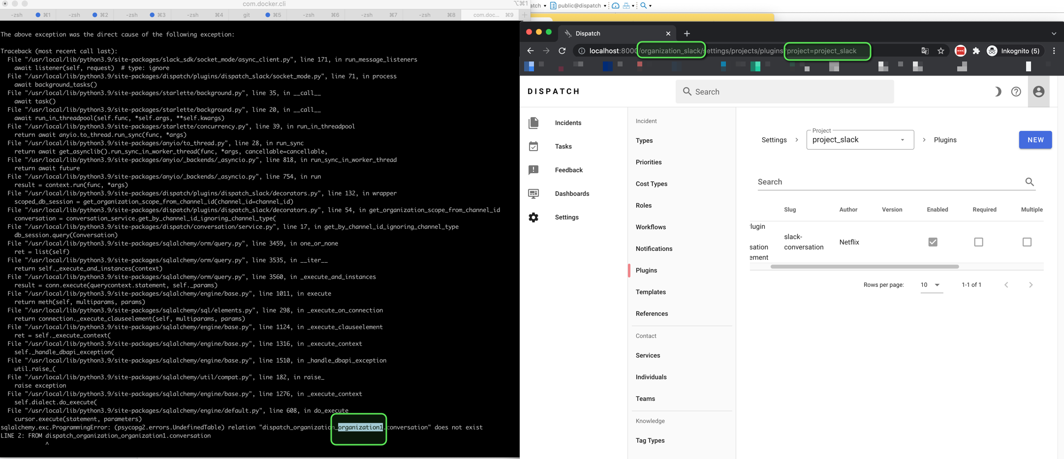Incorrect project routing upon usage of slack-plugin · Issue #1926 · Netflix/dispatch · GitHub