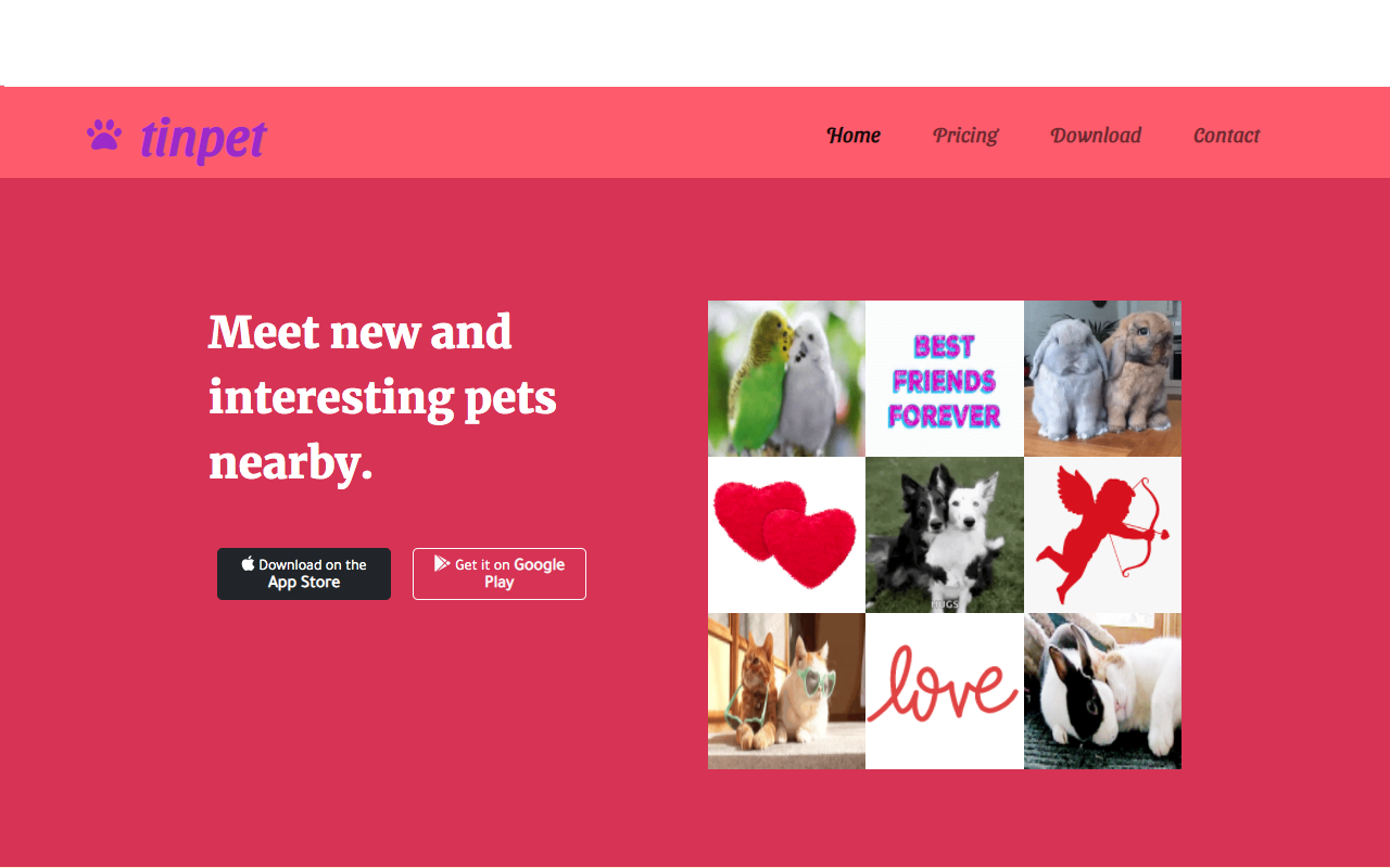 GitHub - Asmi1710/tinpet: A new age tinder website for pets