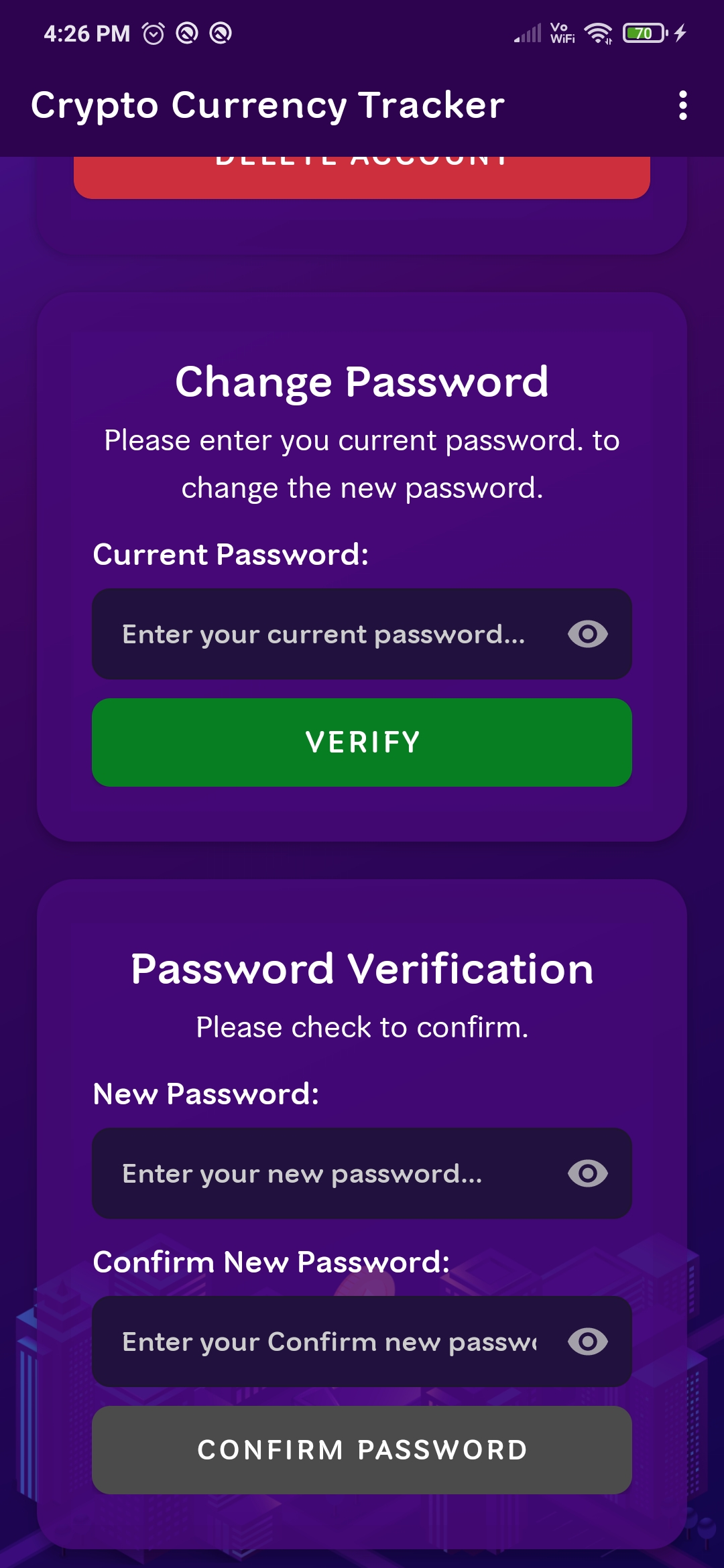 GitHub - Vishant2326/CryptoCurrencyTracker