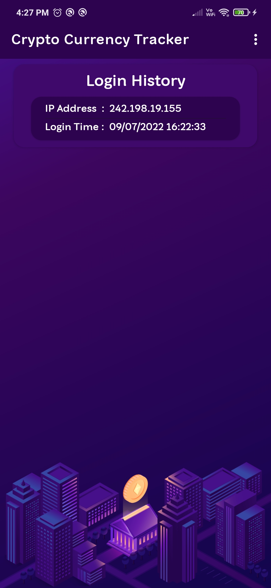 GitHub - Vishant2326/CryptoCurrencyTracker