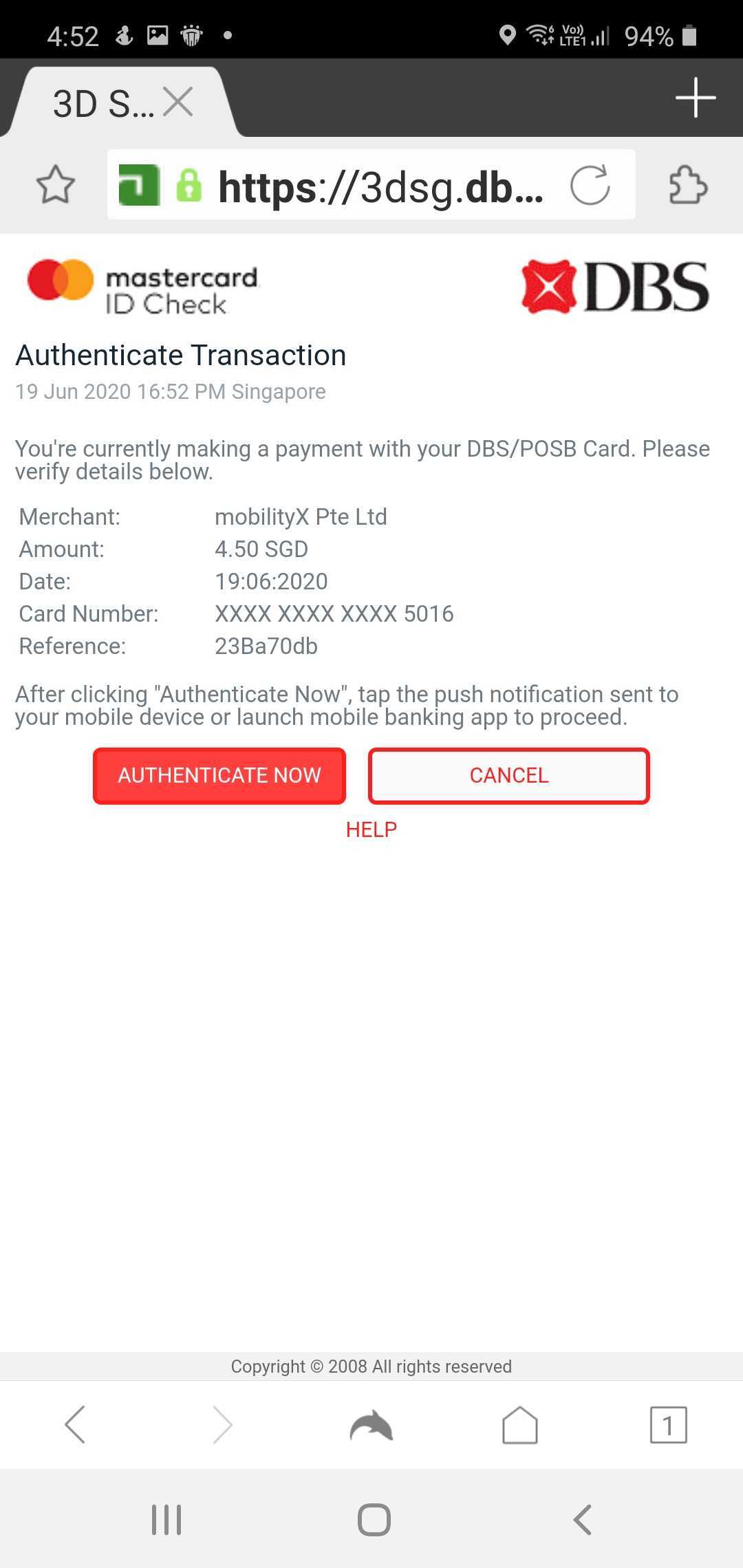 3DS1 is not redirecting to the app after successful 3DS1 challenge · Issue #190 · Adyen/adyen ...