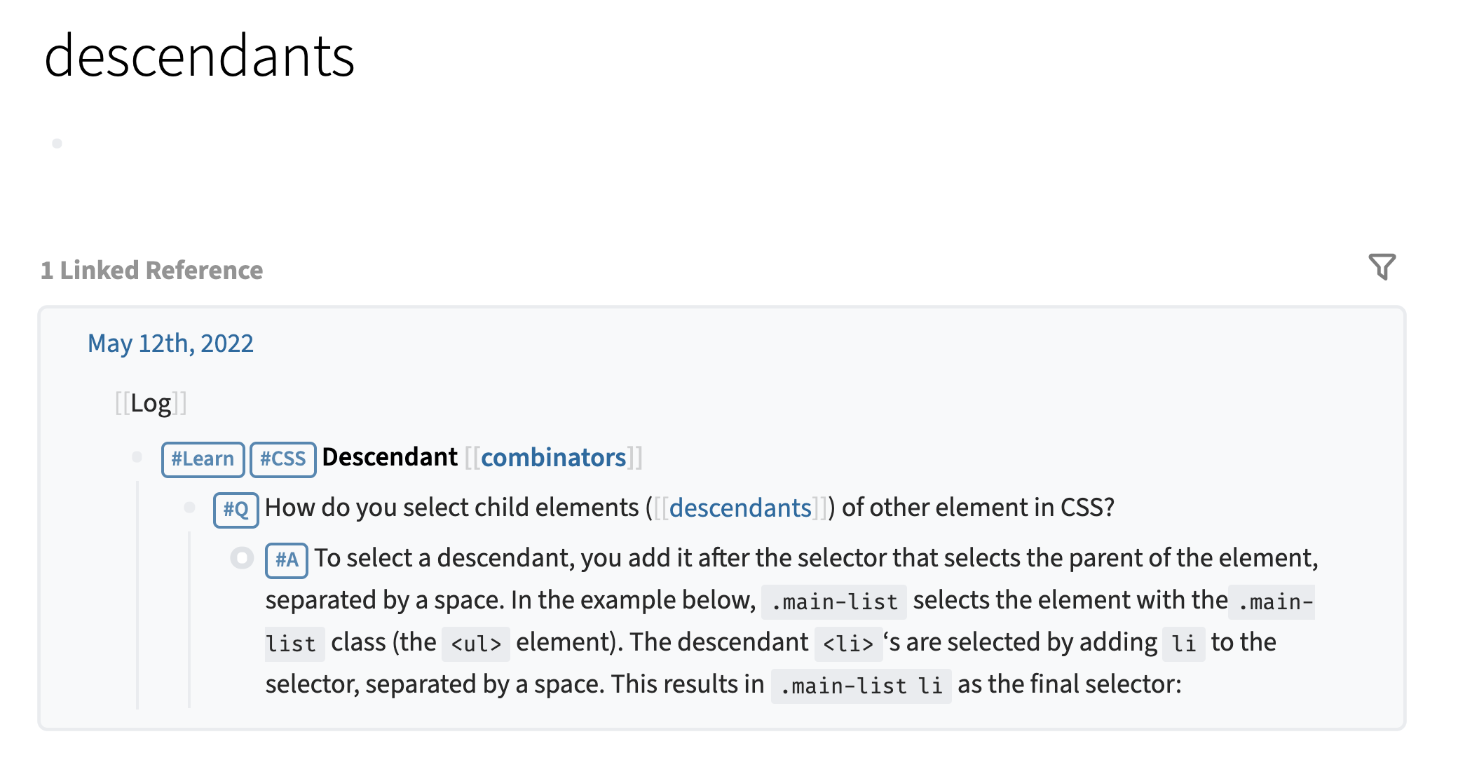 Linked page filter improvements · Issue #5257 · logseq/logseq · GitHub