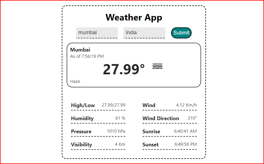 GitHub - amareshcoding/weather-assignment-app