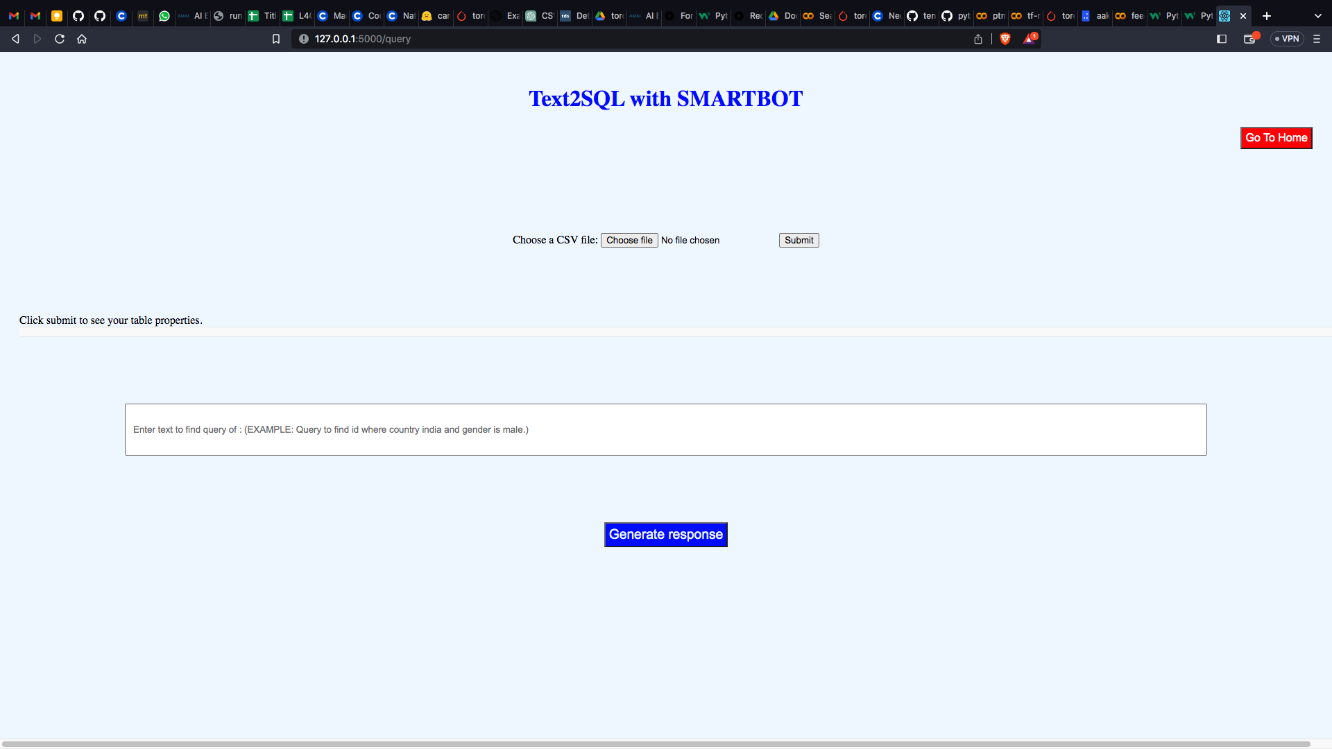 GitHub - Jainil5/smartbot: Generate SQL queries just from texts.