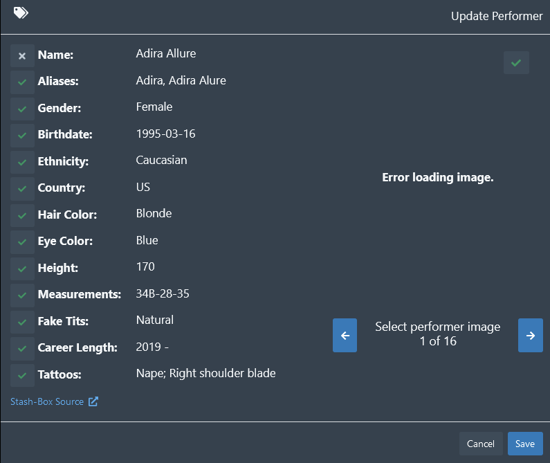 [Bug Report] "Error loading image." when tagging performers · Issue ...