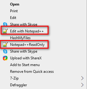 Open Readonly with Notepad++ >> in context menu Update !! · Issue #13922 · notepad-plus-plus ...