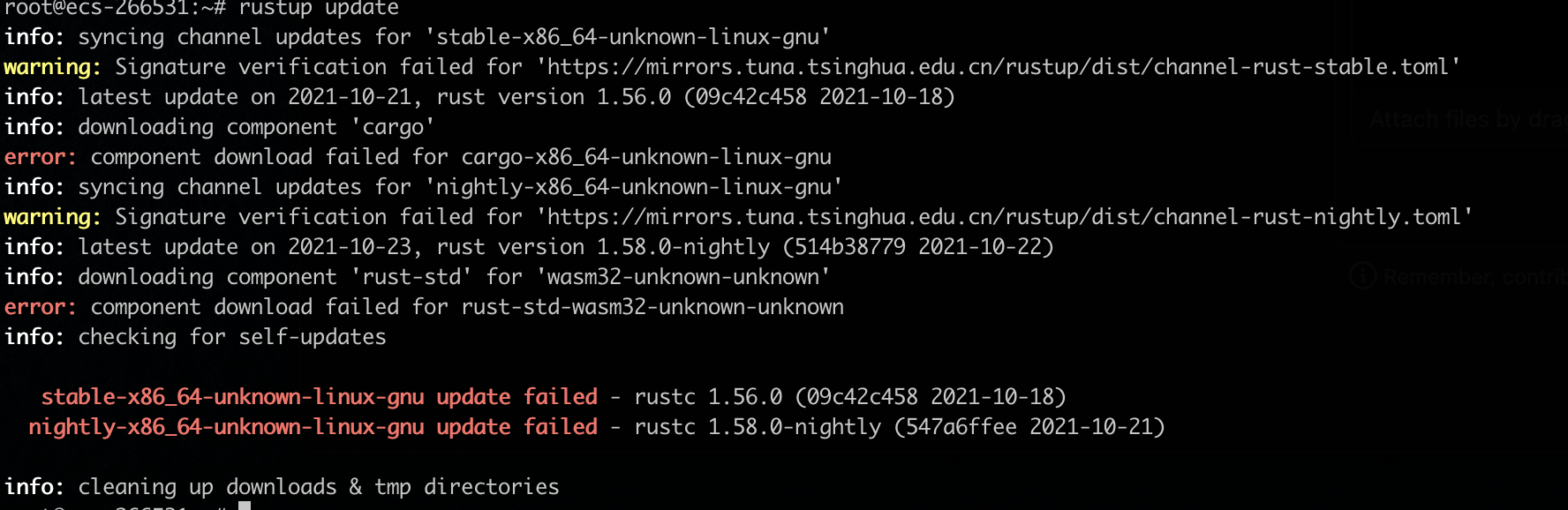 RUST 镜像缺少wasm32-unknown-unknown toolchain · Issue #1367 · tuna/issues · GitHub