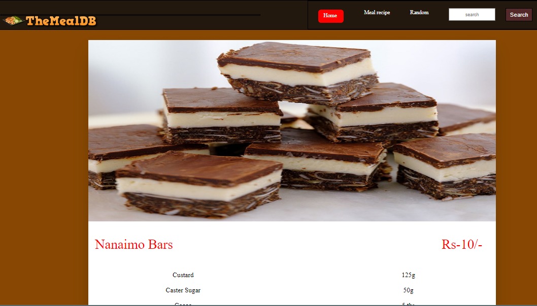 Github Rvrgithubthemealdbclone This Is A Food Api App In Which You Can See Different Food