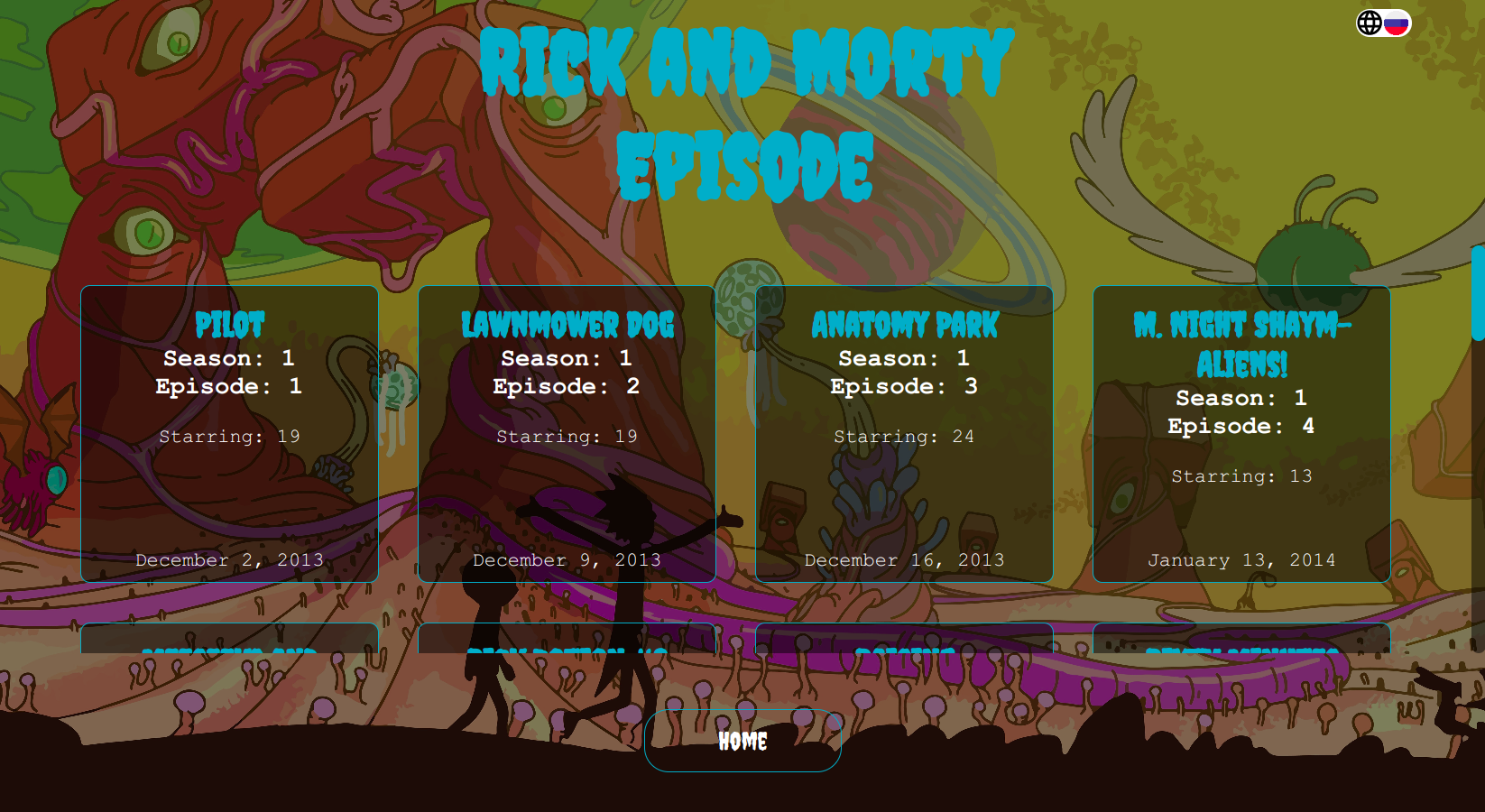 GitHub - vketrys/Rick-and-Morty-Explorer-React