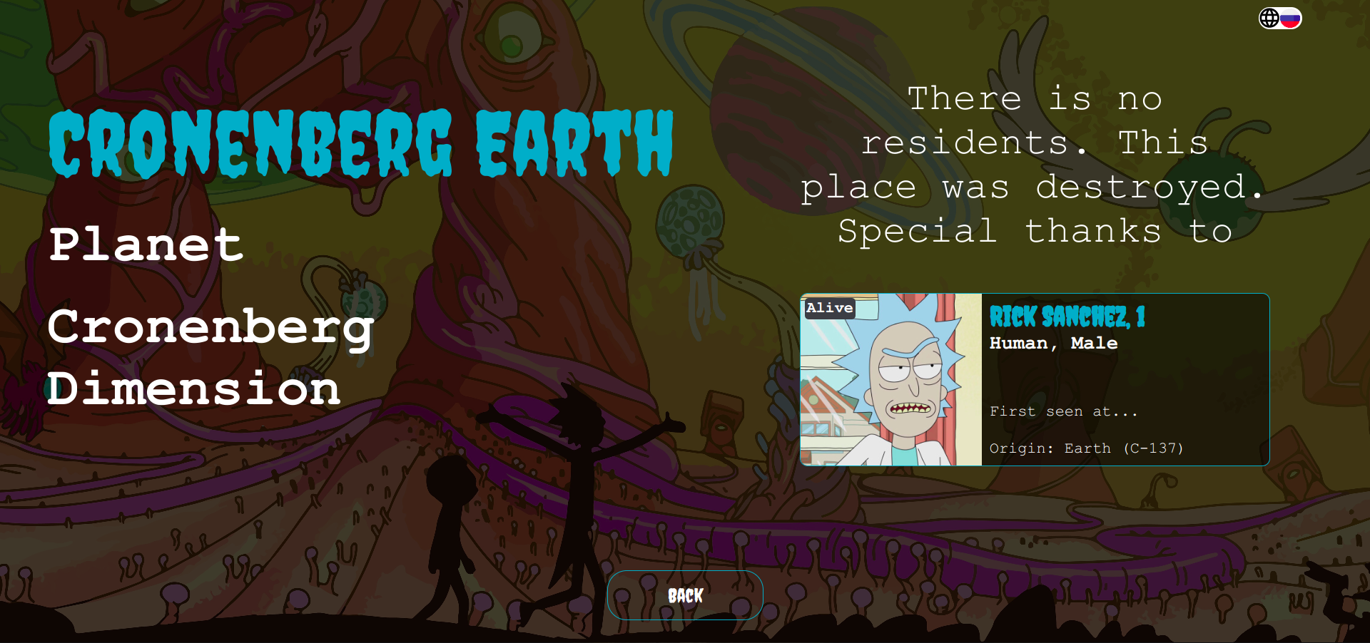 GitHub - vketrys/Rick-and-Morty-Explorer-React