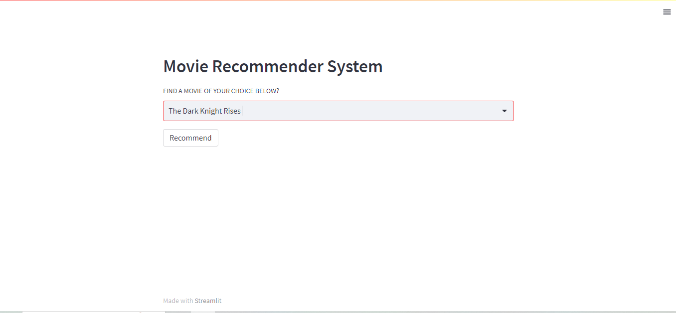 GitHub - VanshG02/Movie-Recommender-System-on-Machine-Learning: A fully working code for a ...