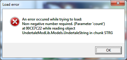 Undertale files won't open · Issue #1075 · UnderminersTeam/UndertaleModTool · GitHub