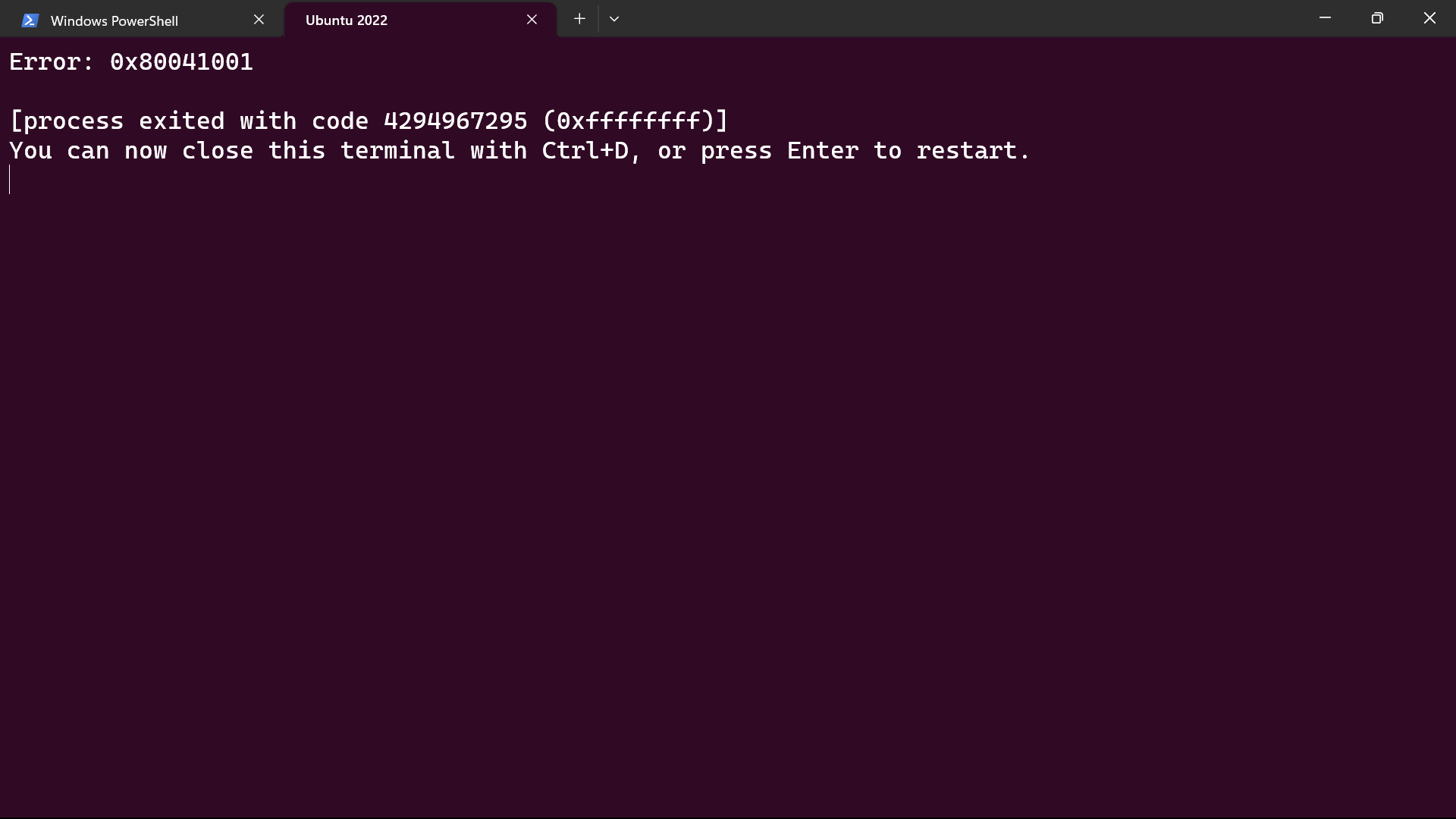 WSL2 failed to run, no response from virtual machine or container · Issue #7351 · microsoft/WSL ...