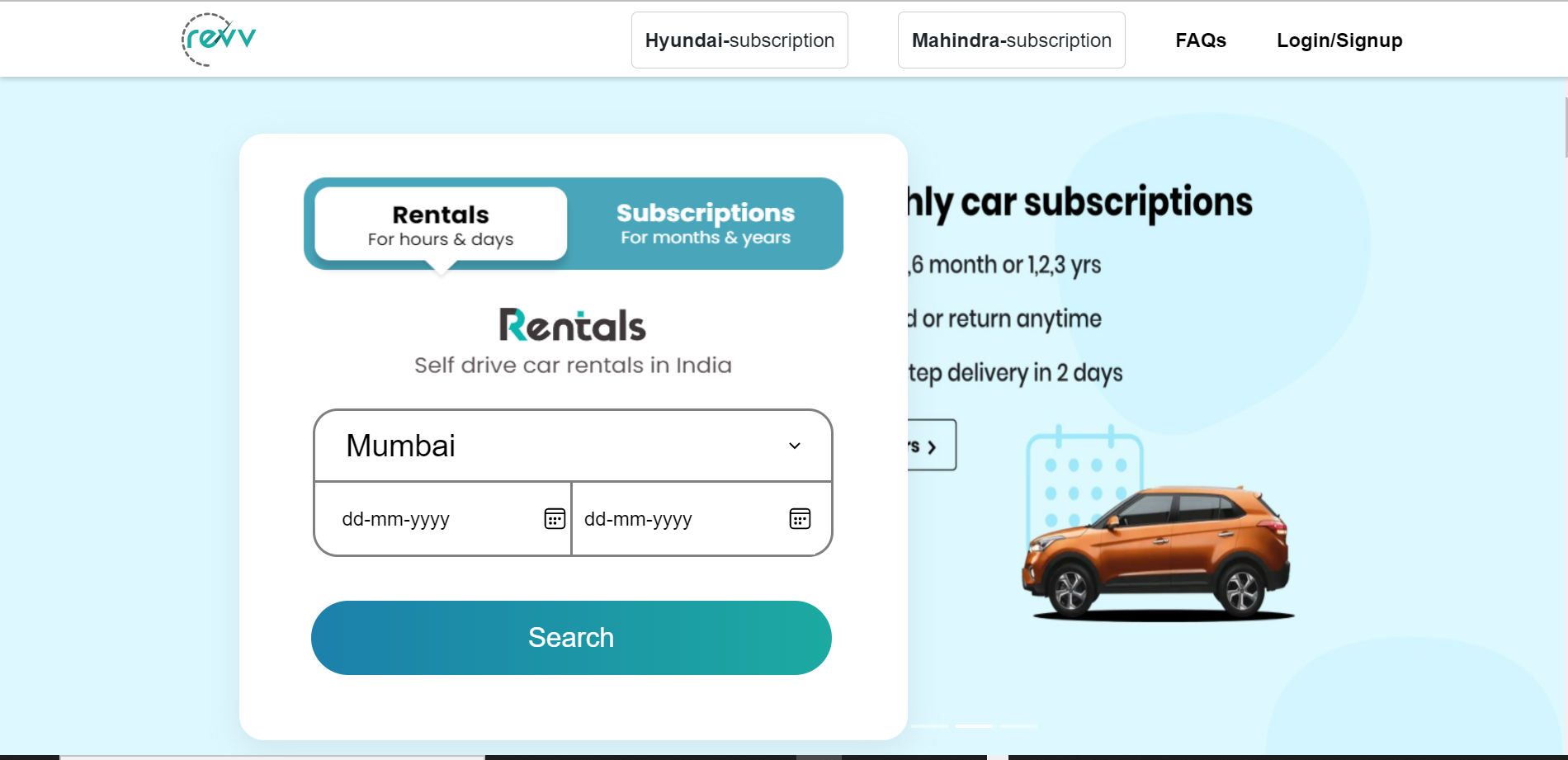 GitHub - prachisinghsherawat/Revv-Clone: A web application to rent four ...