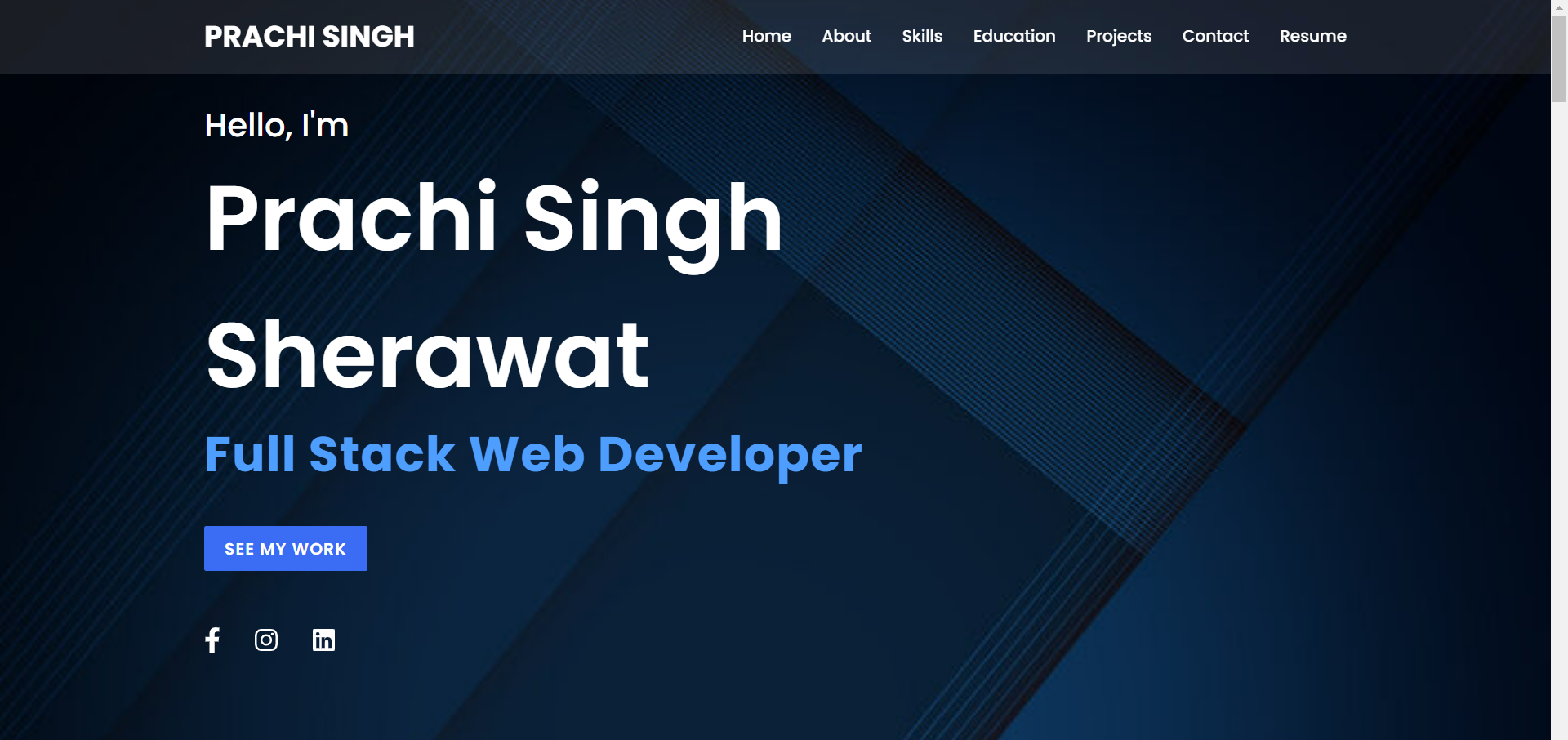 GitHub - prachisinghsherawat/My-Portfolio: Prachi Singh Sherawat ---- Portfolio ----- using ...