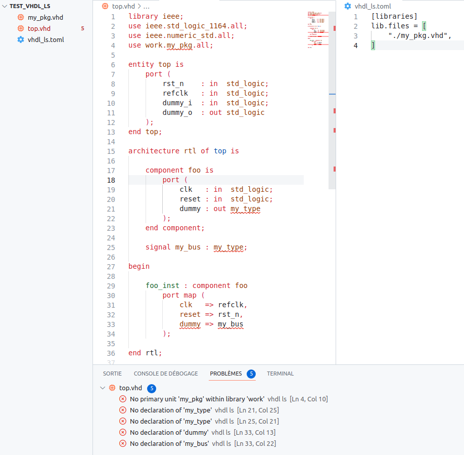 Problem with vhdl_ls.toml · Issue #77 · VHDL-LS/rust_hdl_vscode · GitHub