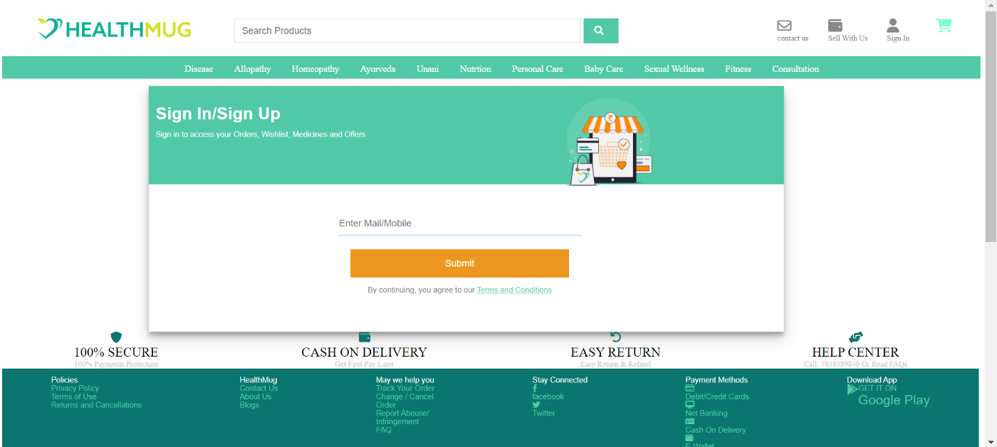 GitHub - Saniyzehra123/Clone-Healthmug: It is an e-commerce website ...