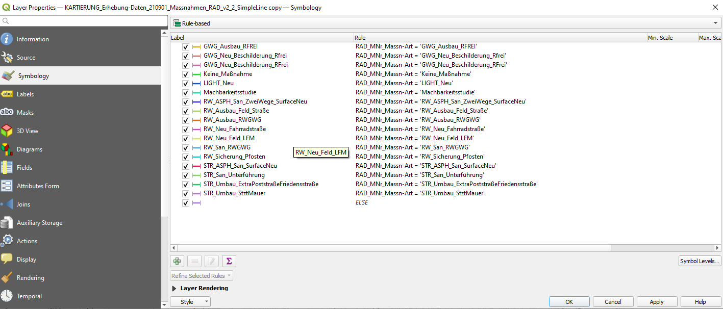 Rule Based Symbology issue when field used for filter has a "-" in its name · Issue #46459 ...