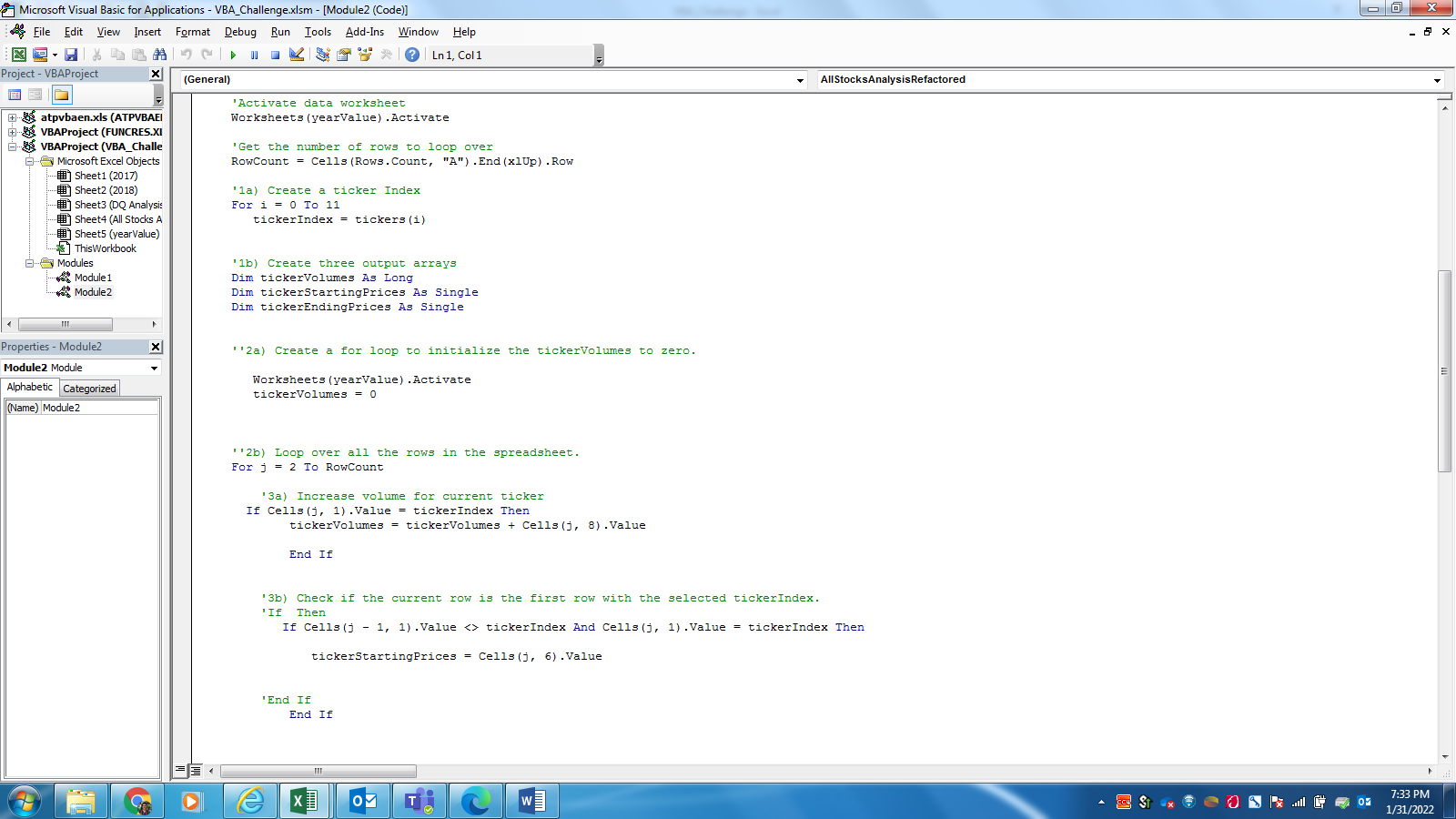GitHub - JLUISGARRIDO/stocks-analysis: VBA tools for stocks analysis