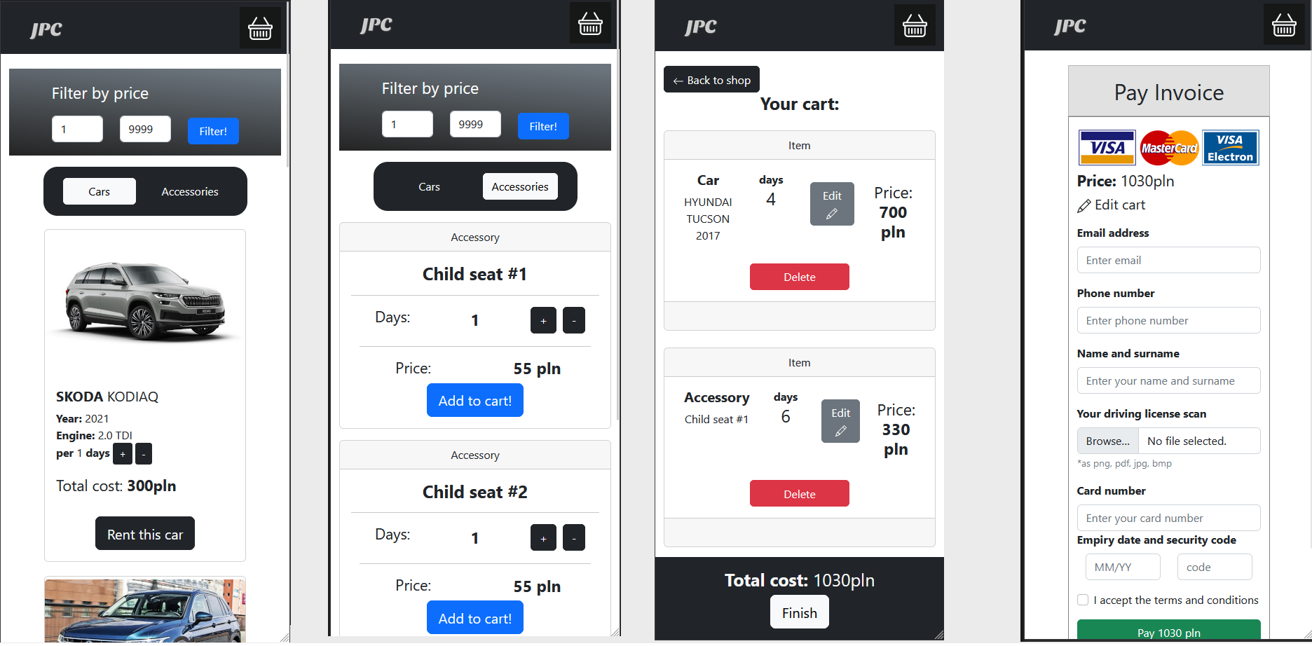 GitHub - kczmrz/car-rental-frontend: Car rental project in React ...